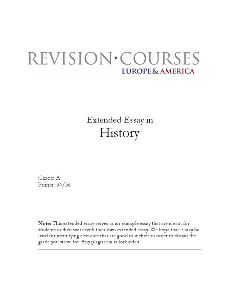 History: Extended Essay in | PDF | Intellectual | Essays