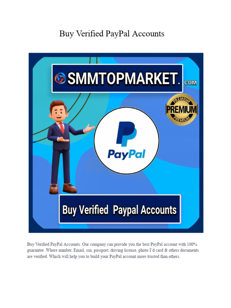 Buy Verified PayPal Accounts | PDF | Pay Pal | Credit Card