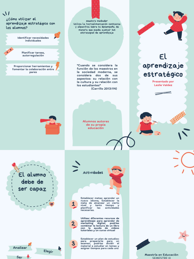 Folleto Infantil para Actividades Proyectos y Juegos con Niños Doodle ...