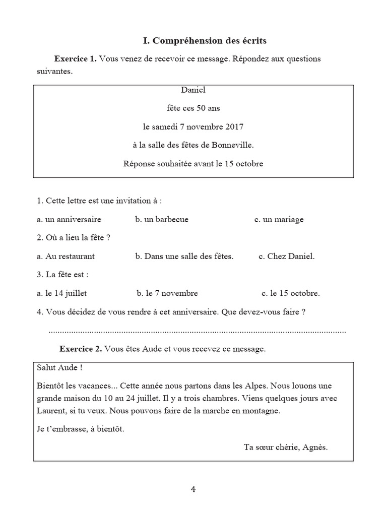 Réussir le DELF A1 : Guide pratique | PDF