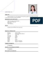 Resume Working Student Jollibee | PDF | Teachers | Learning