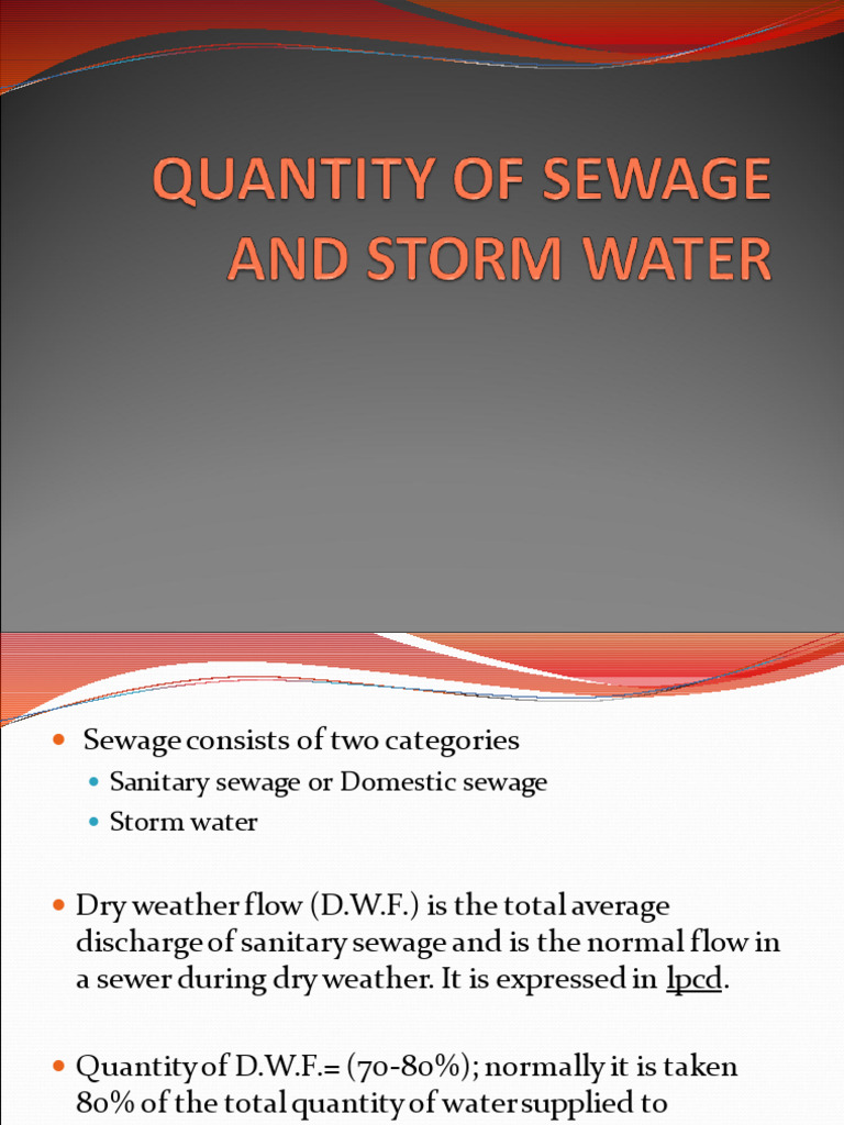 Sewage Sections-Ee | Download Free PDF | Sanitary Sewer | Sewage