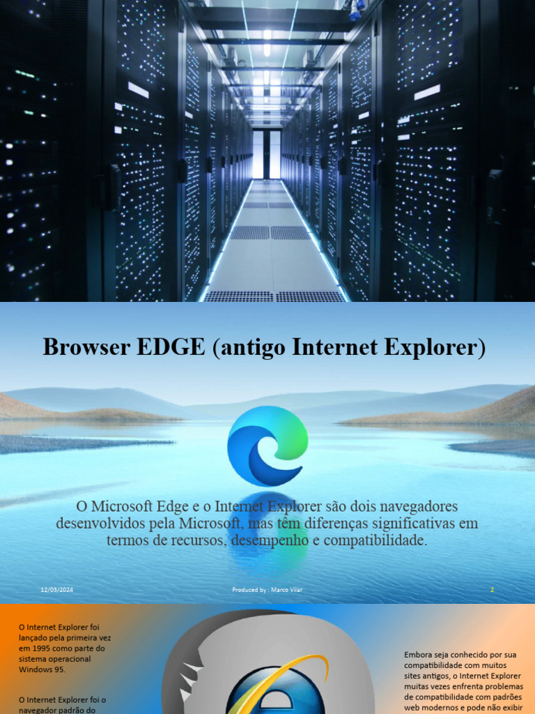 Browser Edge Vs Internetexplorer PT PT | PDF | Internet Explorer | Rede ...