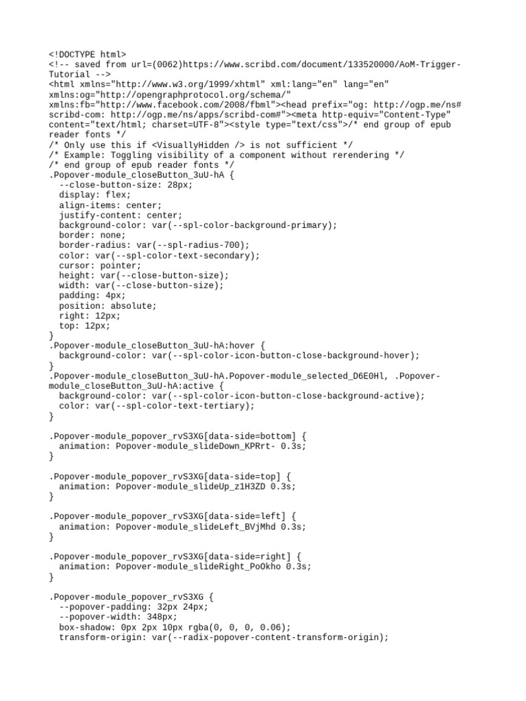 AoM Trigger Tutorial - PDF - Trigger (Firearms) - Dawn | PDF | Teaching Methods & Materials ...