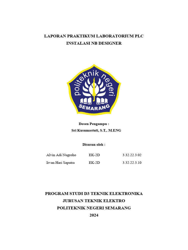 LAPORAN 1 LAB PLC 2 | PDF