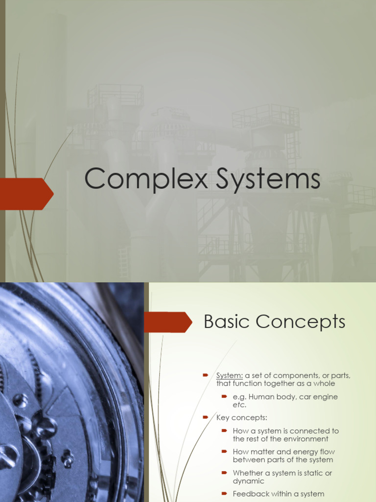 3 - Complex Systems | PDF | System | Feedback