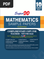Toughest Class 10 Maths Questions | PDF | Area | Square Root