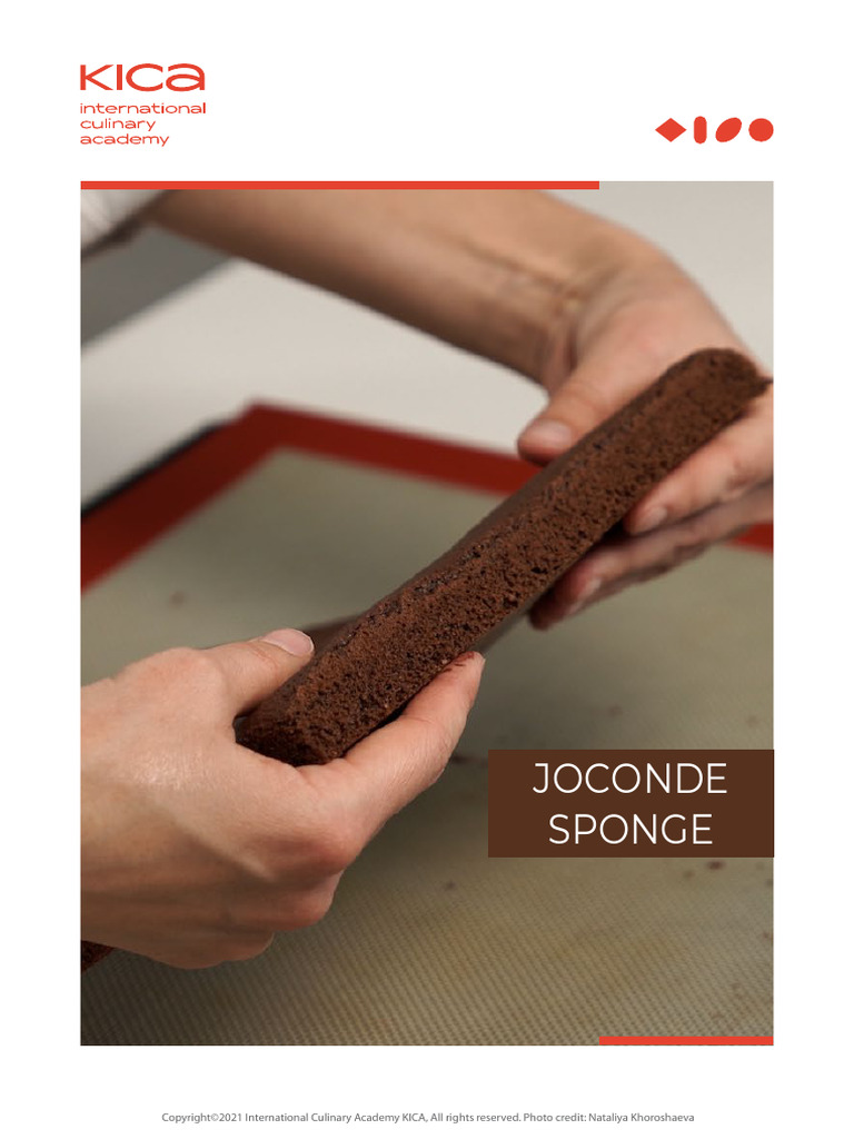 Joconde Sponge | PDF | Foods