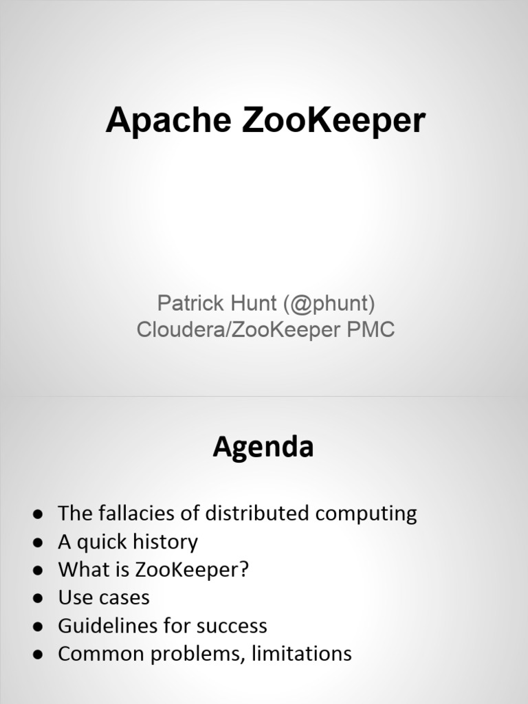 Understanding Apache ZooKeeper Basics | PDF | Server (Computing) | Apache Http Server