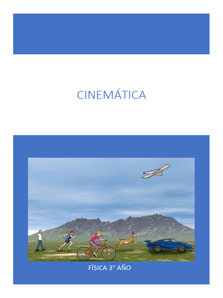 Cinematica Teoria | PDF | Vector Euclidiano | Velocidad