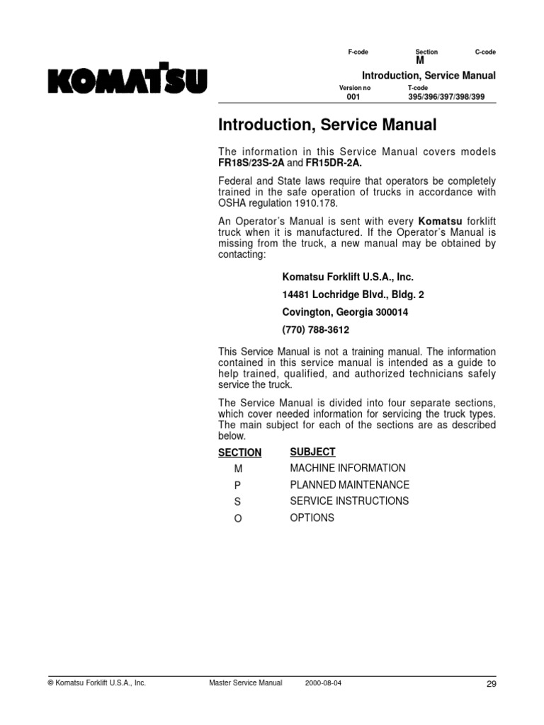 M Introduction, Service Manual | Download Free PDF | Screw | Manufactured Goods