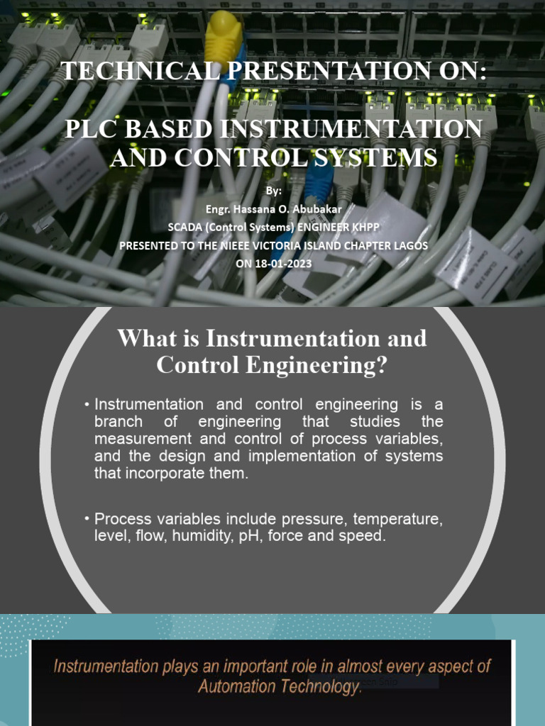 PLC Based Instrumentation and Control | PDF | Programmable Logic Controller | Central Processing ...