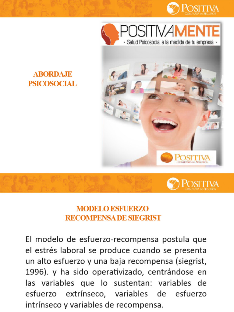 Modelo Esfuerzo-Recompensa de Siegrist | PDF | Motivación | Motivacional