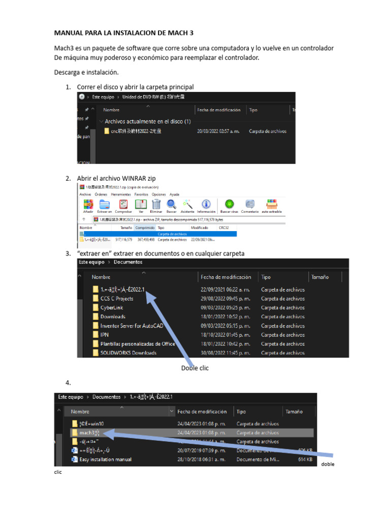 Manual para La Instalacion de Mach 3 | PDF | Archivo de computadora ...