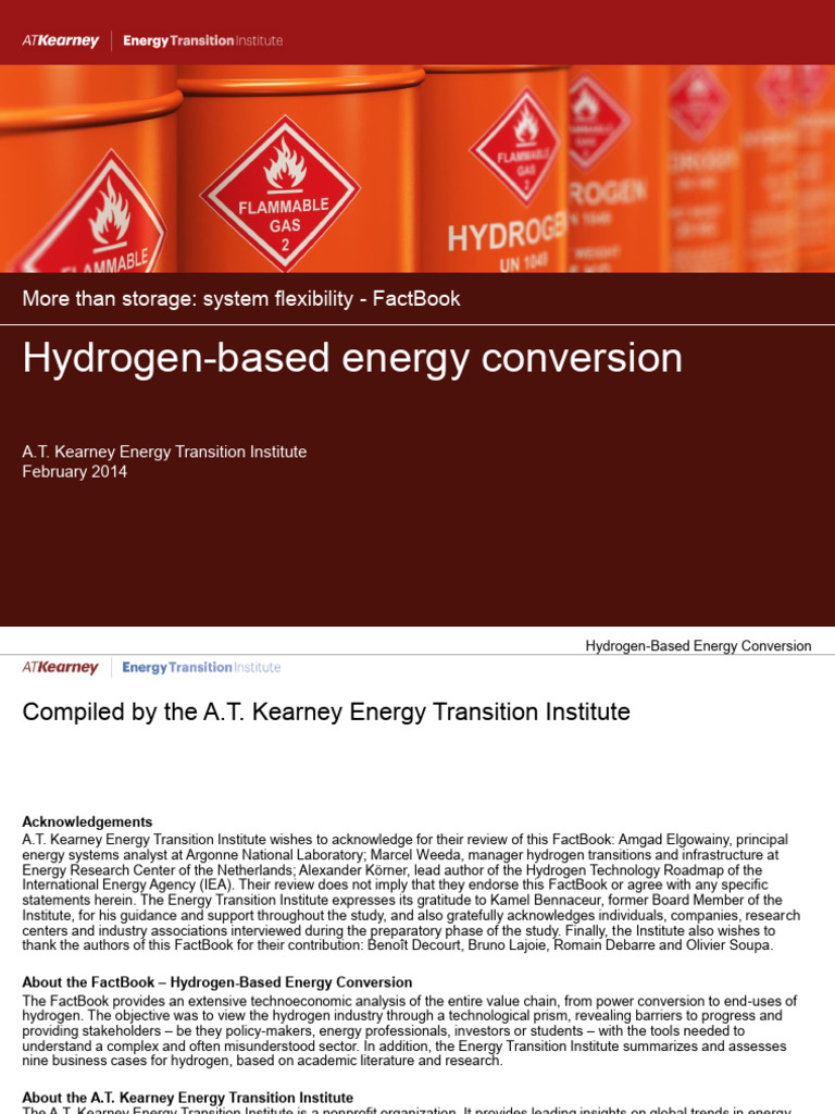 Hydrogen Based Energy Conversion_FactBook | PDF | Energy Storage | Fuel ...