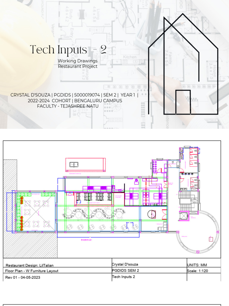 Crystal D'souza_Working Drawings_TI2-_Y1S2_C 2022-24 | PDF | Buildings And Structures ...