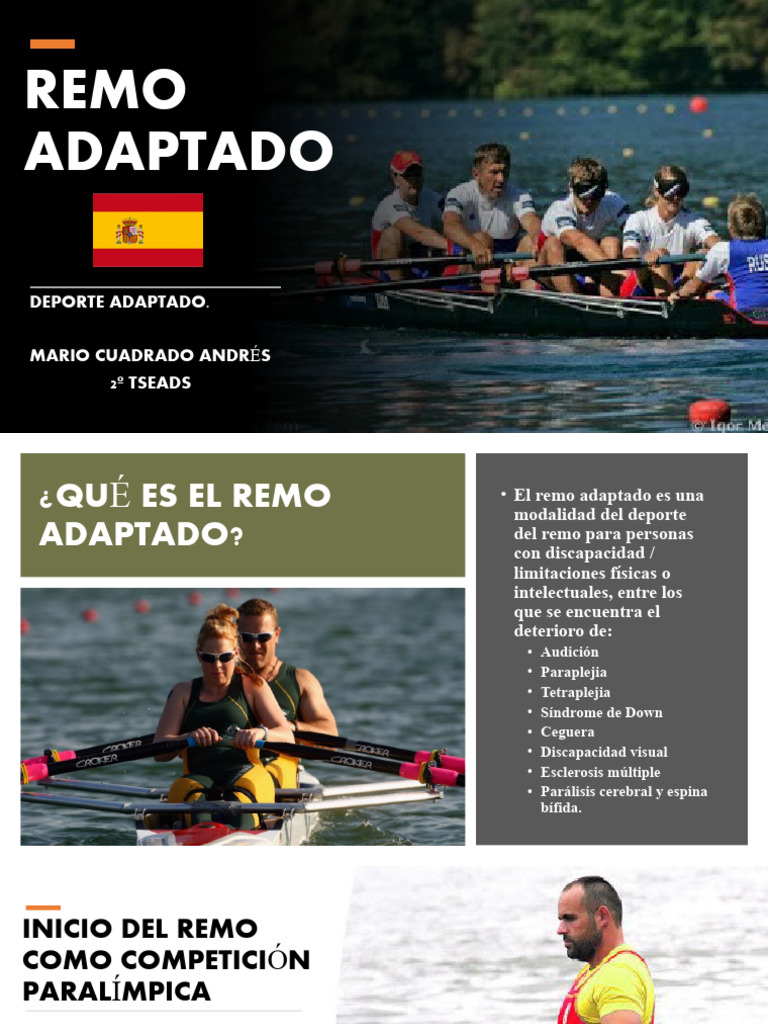 Remo Adaptado: Inclusión y Competición | PDF | Remo (deporte) | Deportes
