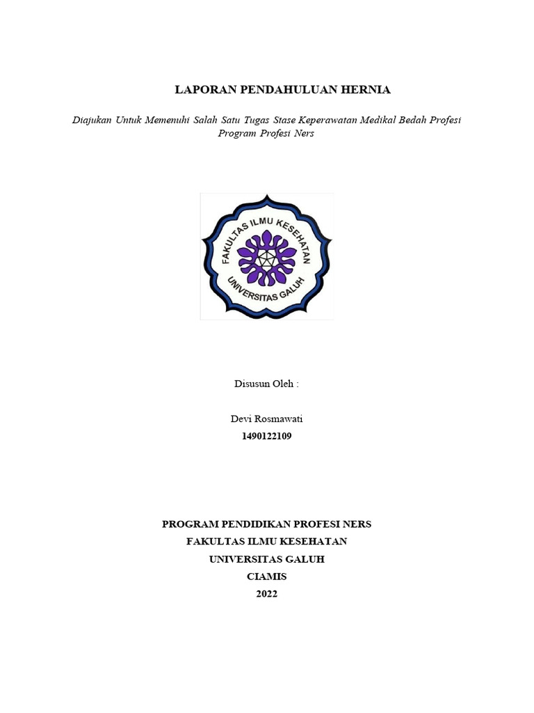Laporan Hernia untuk Ners | PDF