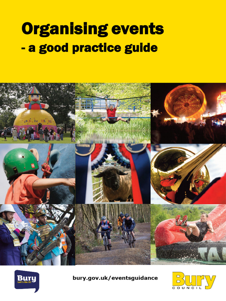 Organising Events A Good Practice Guide Updated Feb 2023 | PDF ...