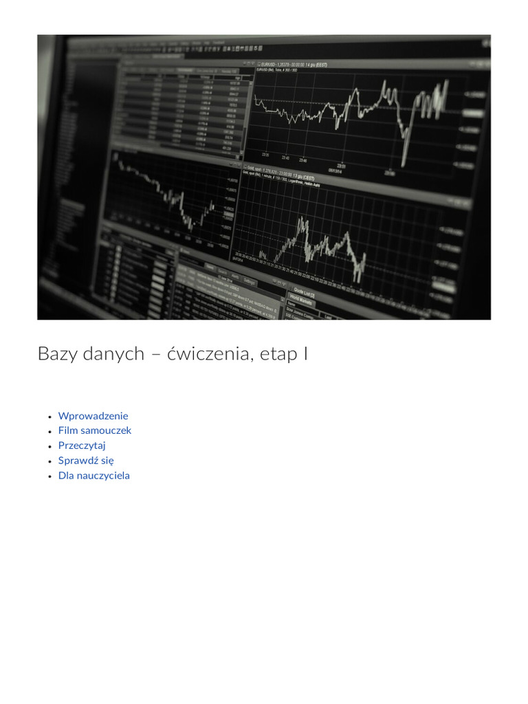 Bazy Danych - Cwiczenia Etap I | PDF