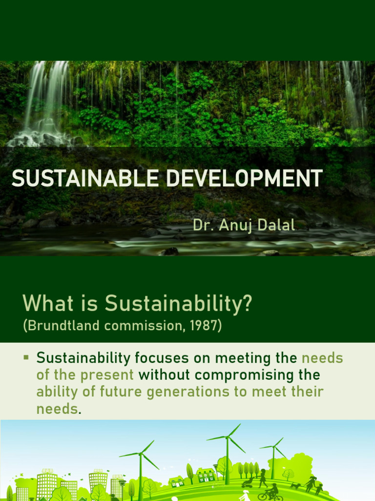 Sustainable Development | PDF | Sustainability | Water