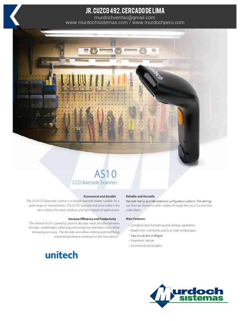 As 10 | PDF | Barcode | Input/Output