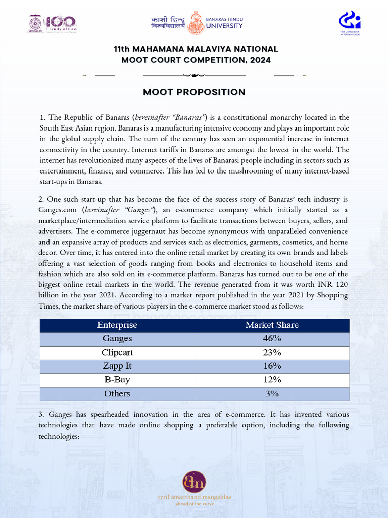 Moot Proposition | PDF | E Commerce | License