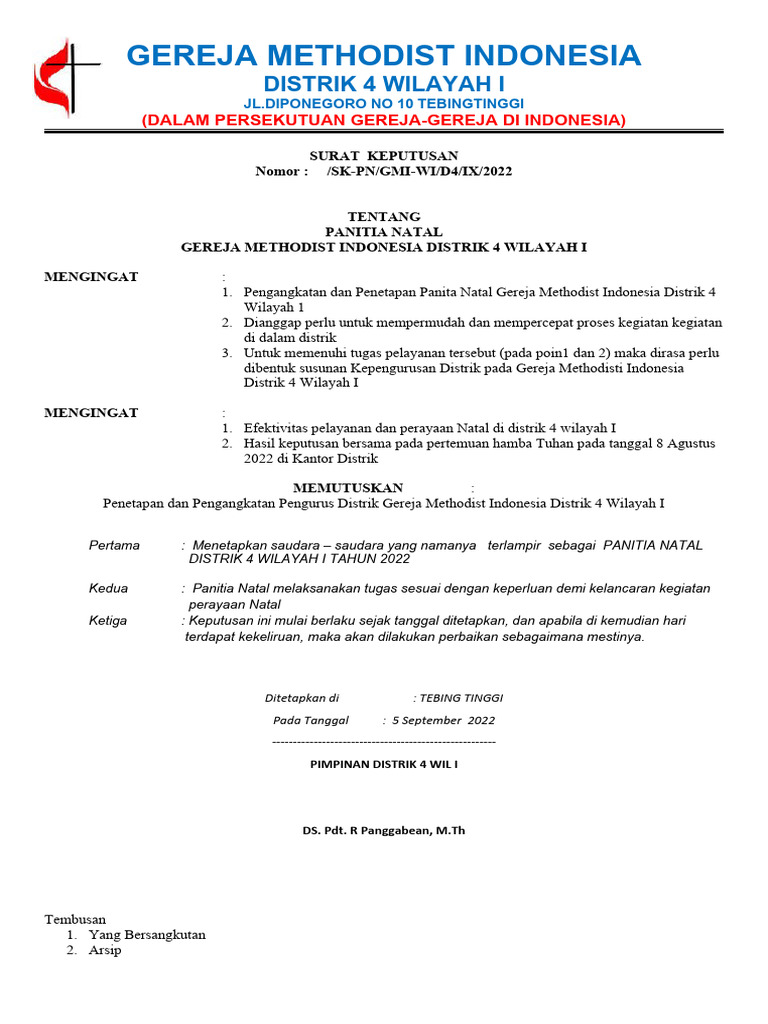 SK Panitia Natal | PDF