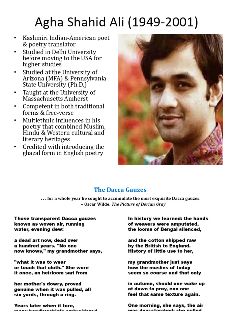 4 Poetry The Dacca Gauzes | PDF