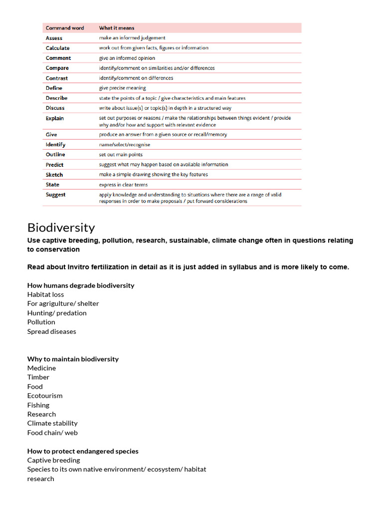 Biology p4 | PDF | Gel Electrophoresis | Biodiversity