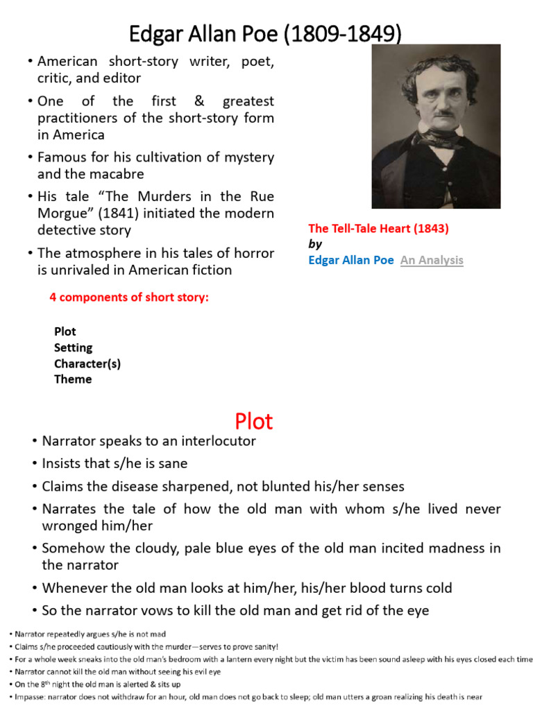 10 The Tell-Tale Heart Analysis | PDF | Narration