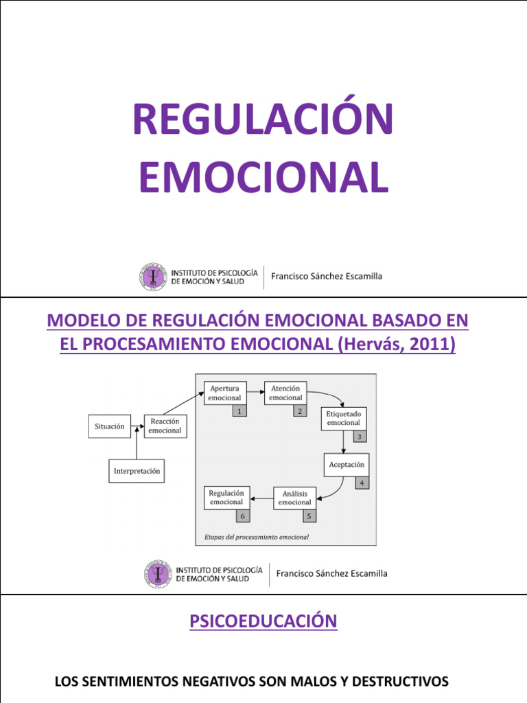 Regulacion Emocional | PDF | Las emociones | Culpa (emoción)