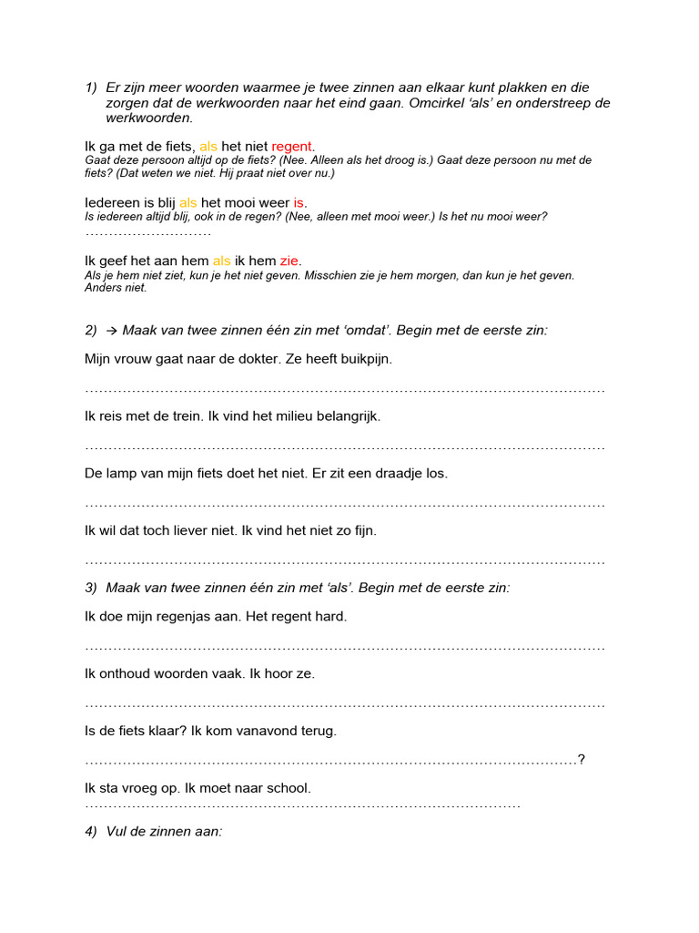 Conjuncties A2 Deel2 | PDF