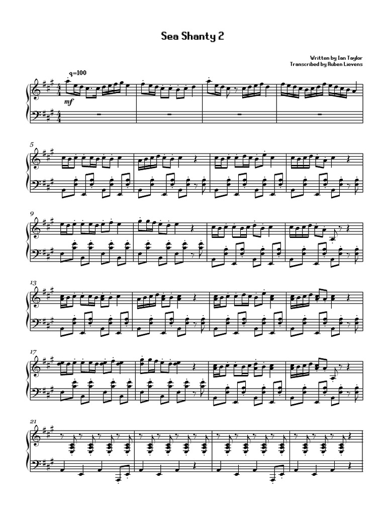 Runescape - Sea Shanty 2 | PDF