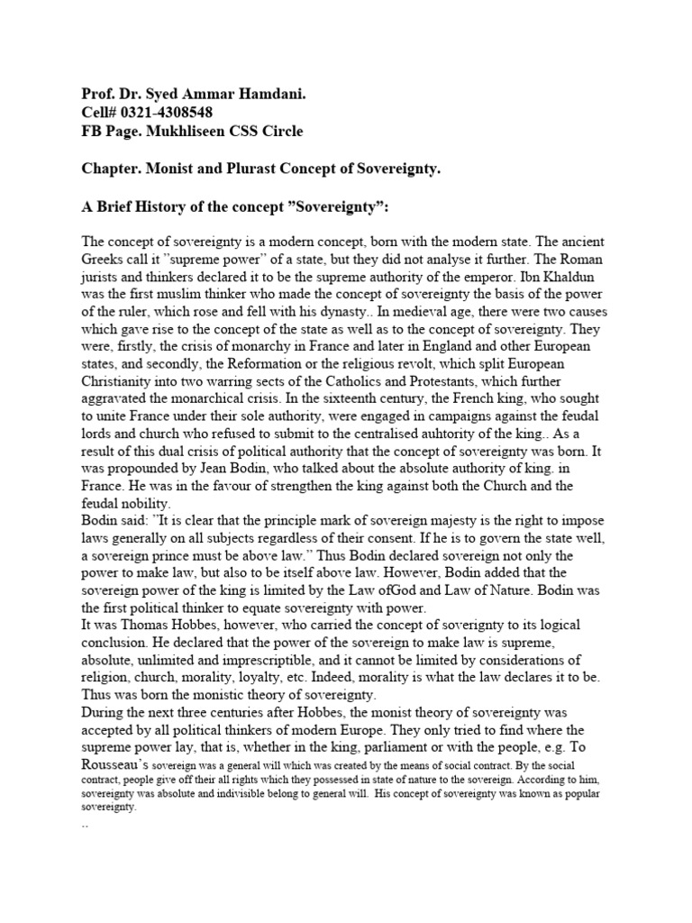 Austin's Theory of Sovereignty Explained | PDF | Sovereignty | State ...