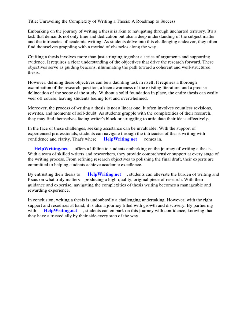 Thesis Objectives Example | PDF | Sampling (Statistics) | Methodology