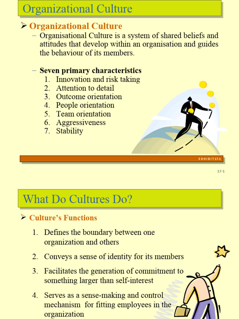 Unit-4 (Organisational Culture) | PDF
