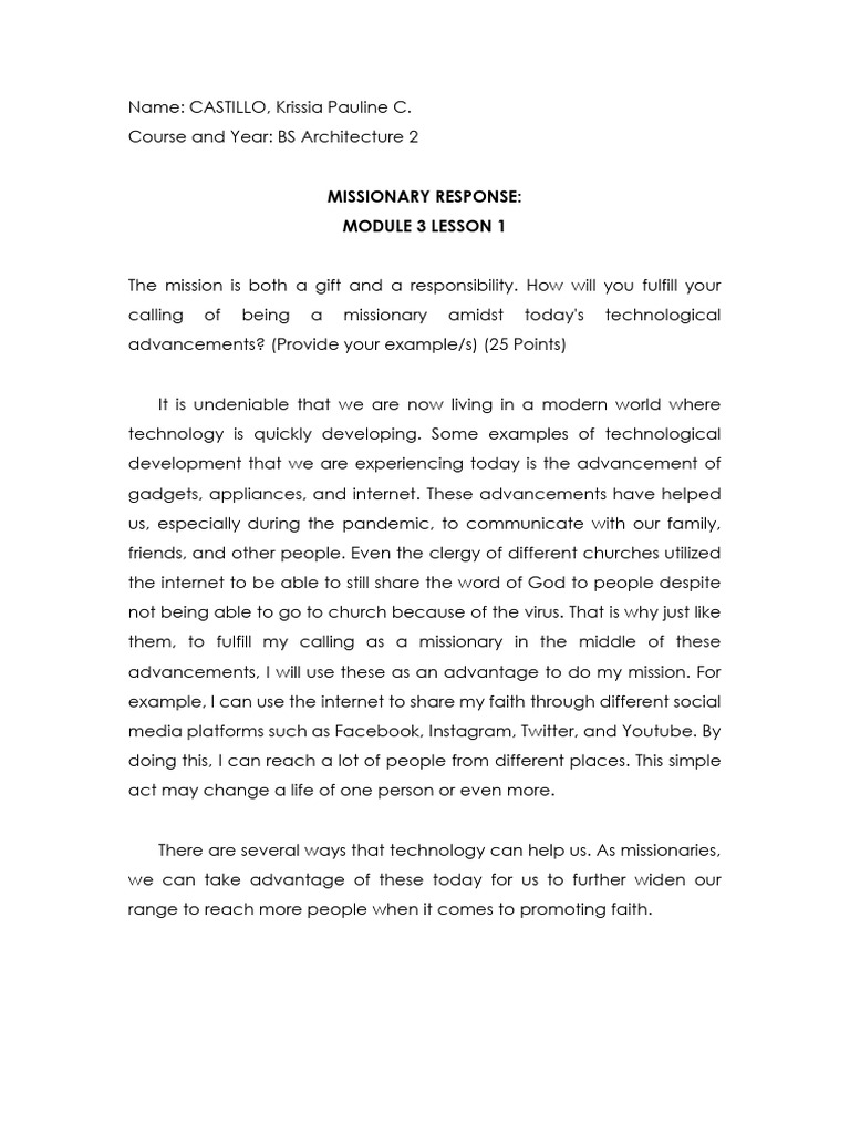 Tech-Driven Missionary Strategies | PDF | Social Science