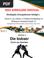 Maaltyd Gedig Deur PJ Philander Vrae en Antwoorde | PDF