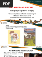 Maaltyd Gedig Deur PJ Philander Vrae en Antwoorde | PDF