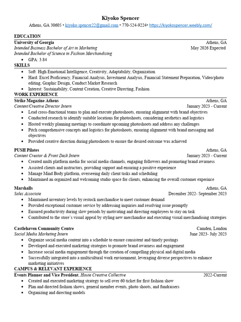 basic resume | PDF | Popular Culture & Media Studies | Social Media