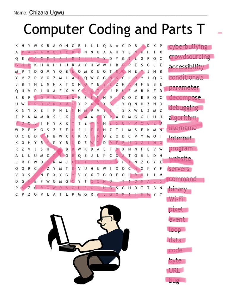 Coding Wordsearch 3 | PDF