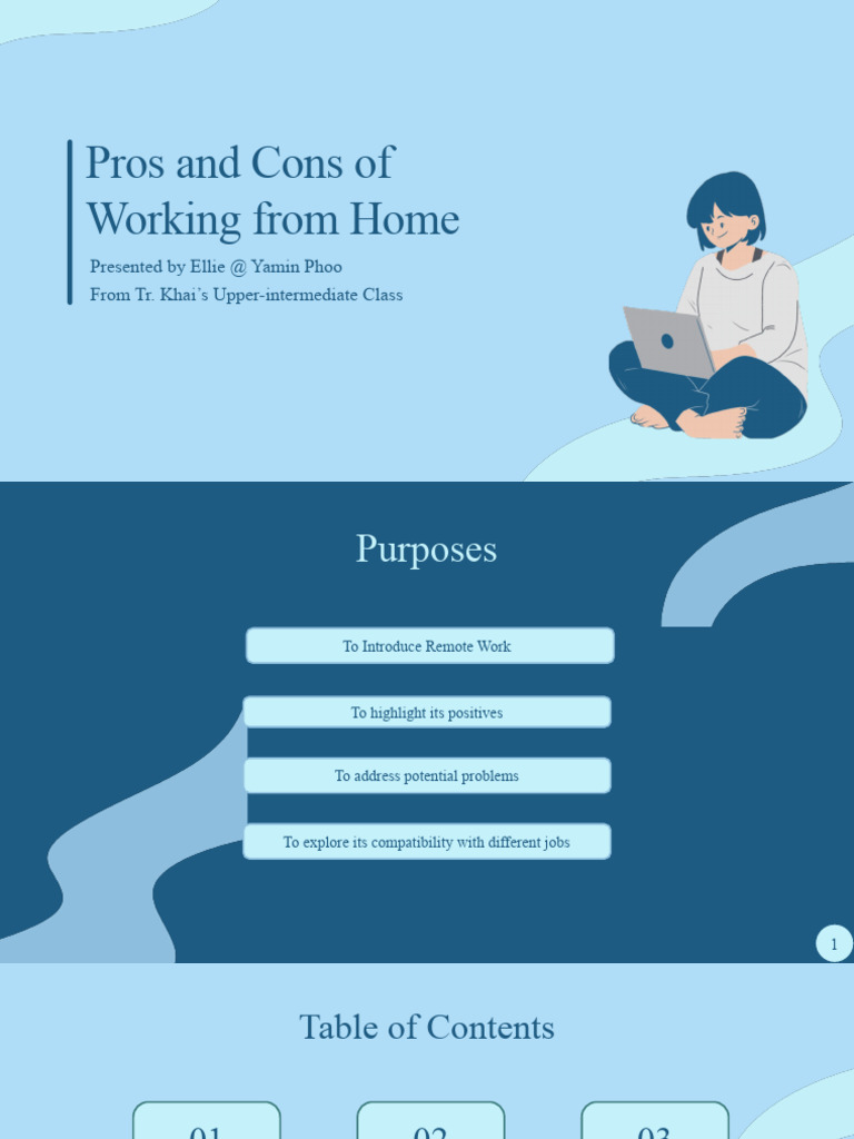 Pros and Cons of Remote Work Explained | PDF | Communication | Economies
