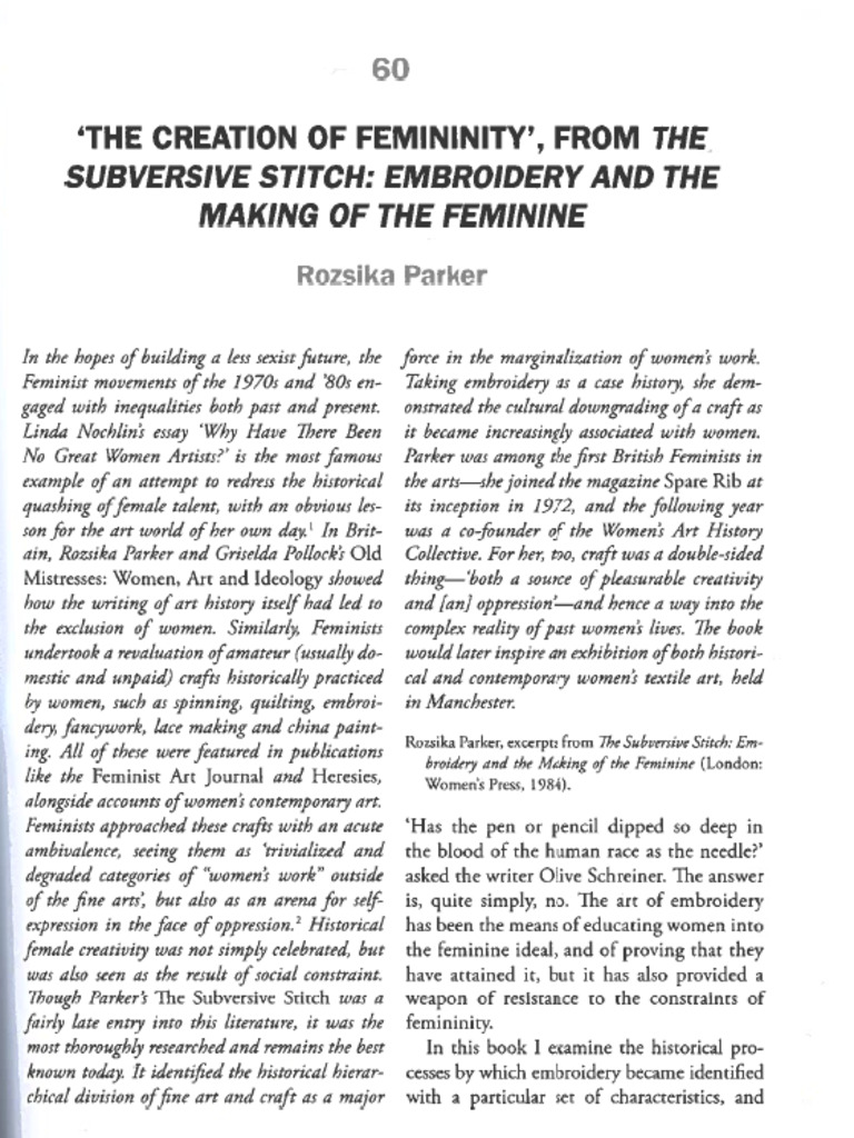 Parker - Subversive Stitch | PDF