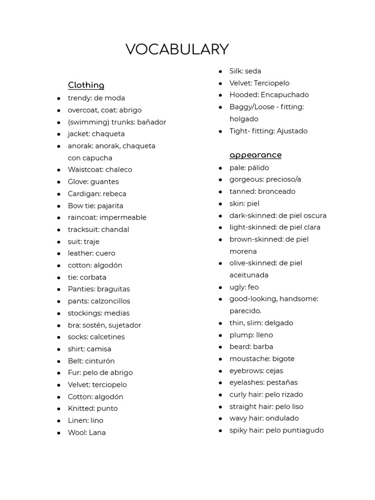 Vocabulario Inglés | PDF | Informática