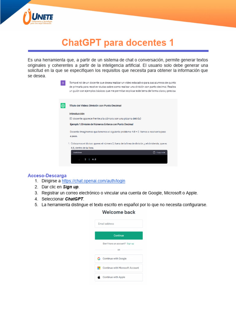 ChatGPT para Docentes 1 PDF | PDF | Crecimiento personal y profesional ...