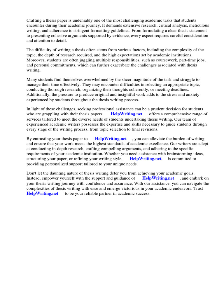 Thesis Paper Template | Download Free PDF | Thesis | Essays