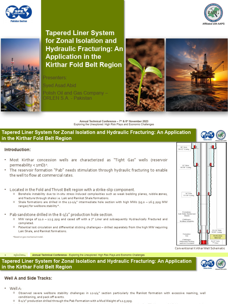 Tapered Liner System For Zonal Isolation and Hydraulic Fracturing An ...