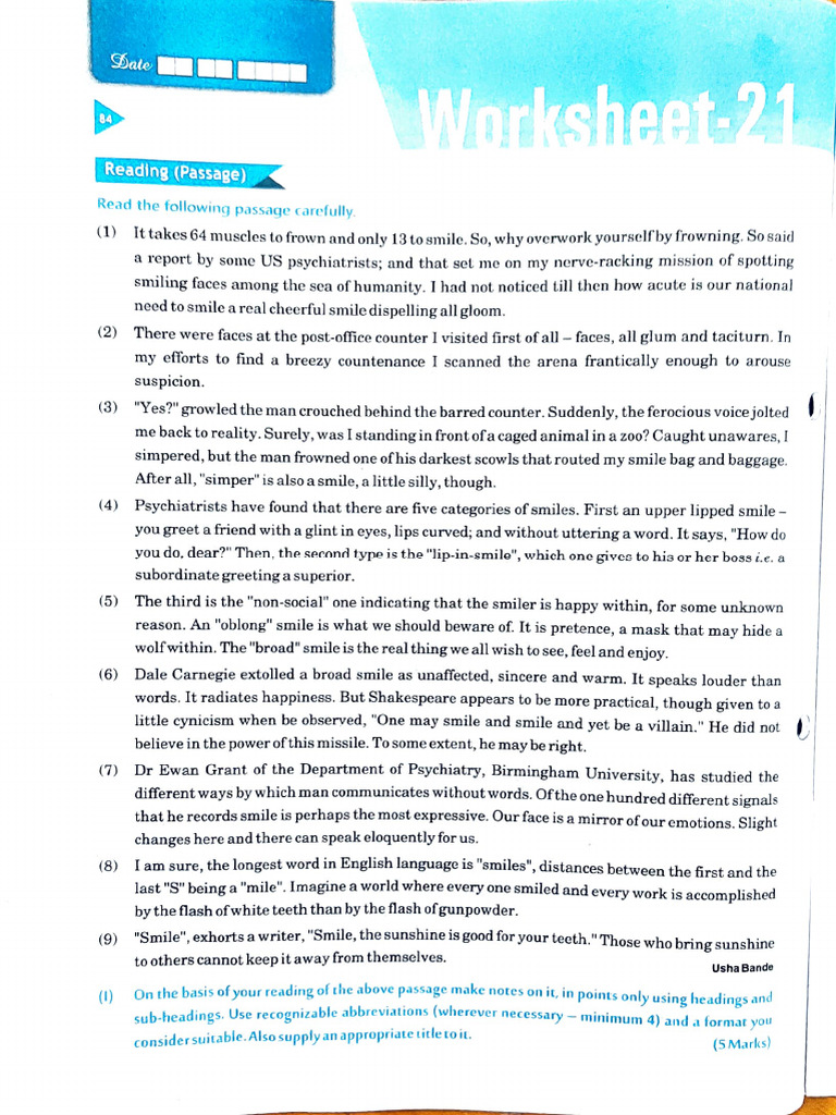 Note-Making (XI) | PDF | Unemployment