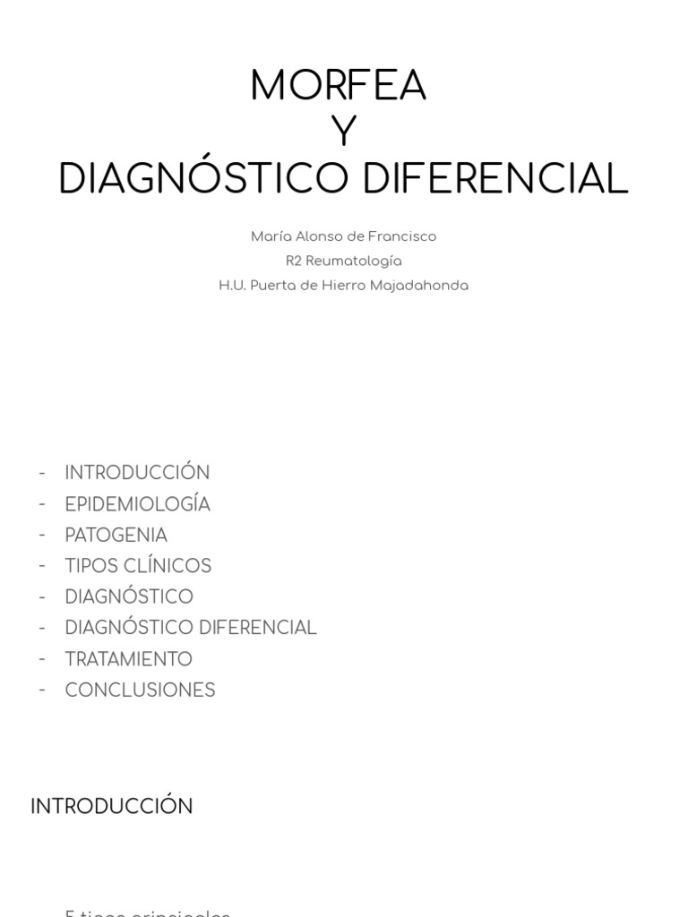 Diagnóstico Diferencial de Las Lesiones Cutáneas Esclerodermiformes | PDF | Medicina | Peligros